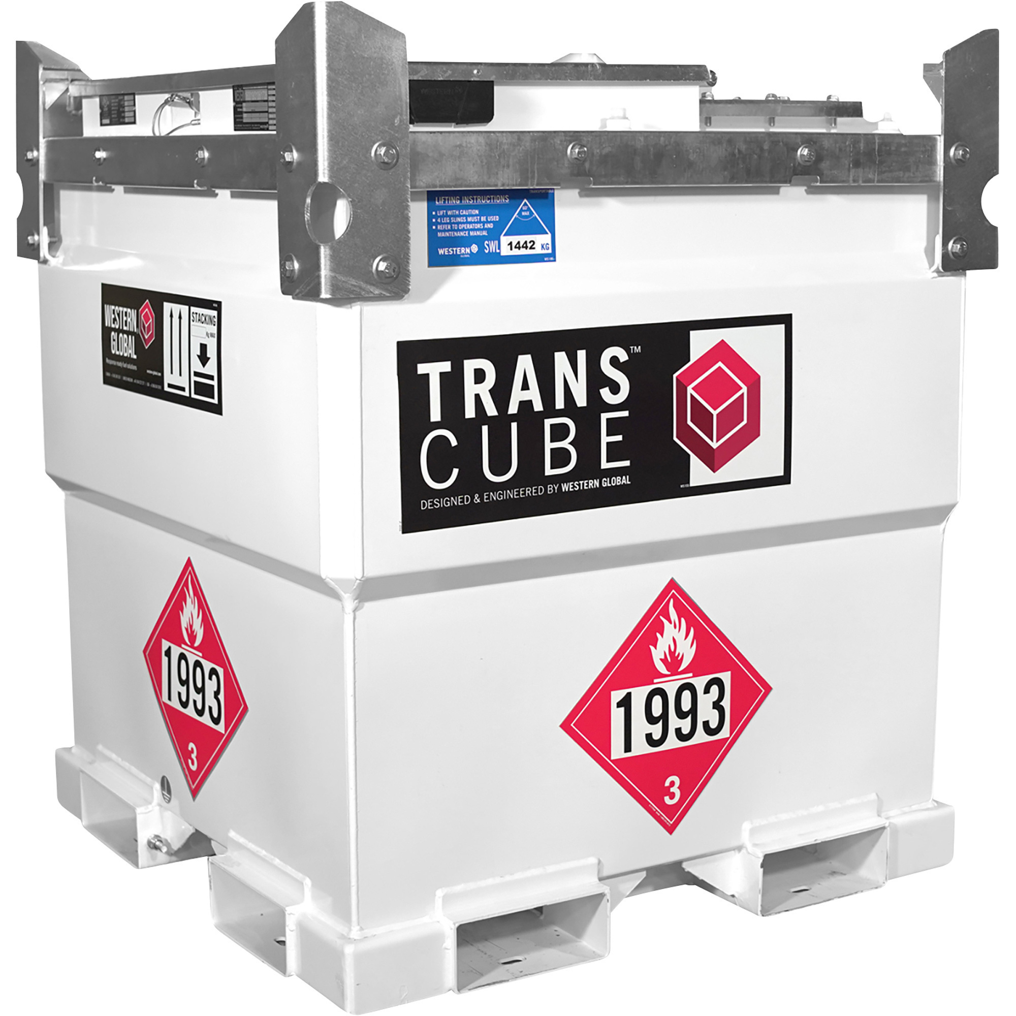 Western Global TransCube 10TCG Transportable Double-Walled Gasoline/Diesel Fuel Storage Tank ...